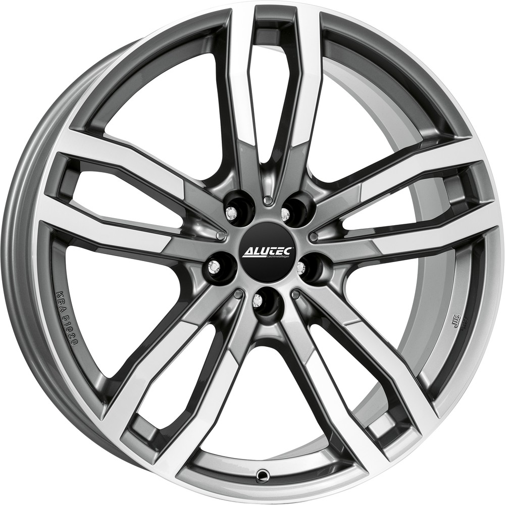 8.5x19 Alutec Drivex Gunmetal Polished Alloy Wheels Range Rover Evoque ...