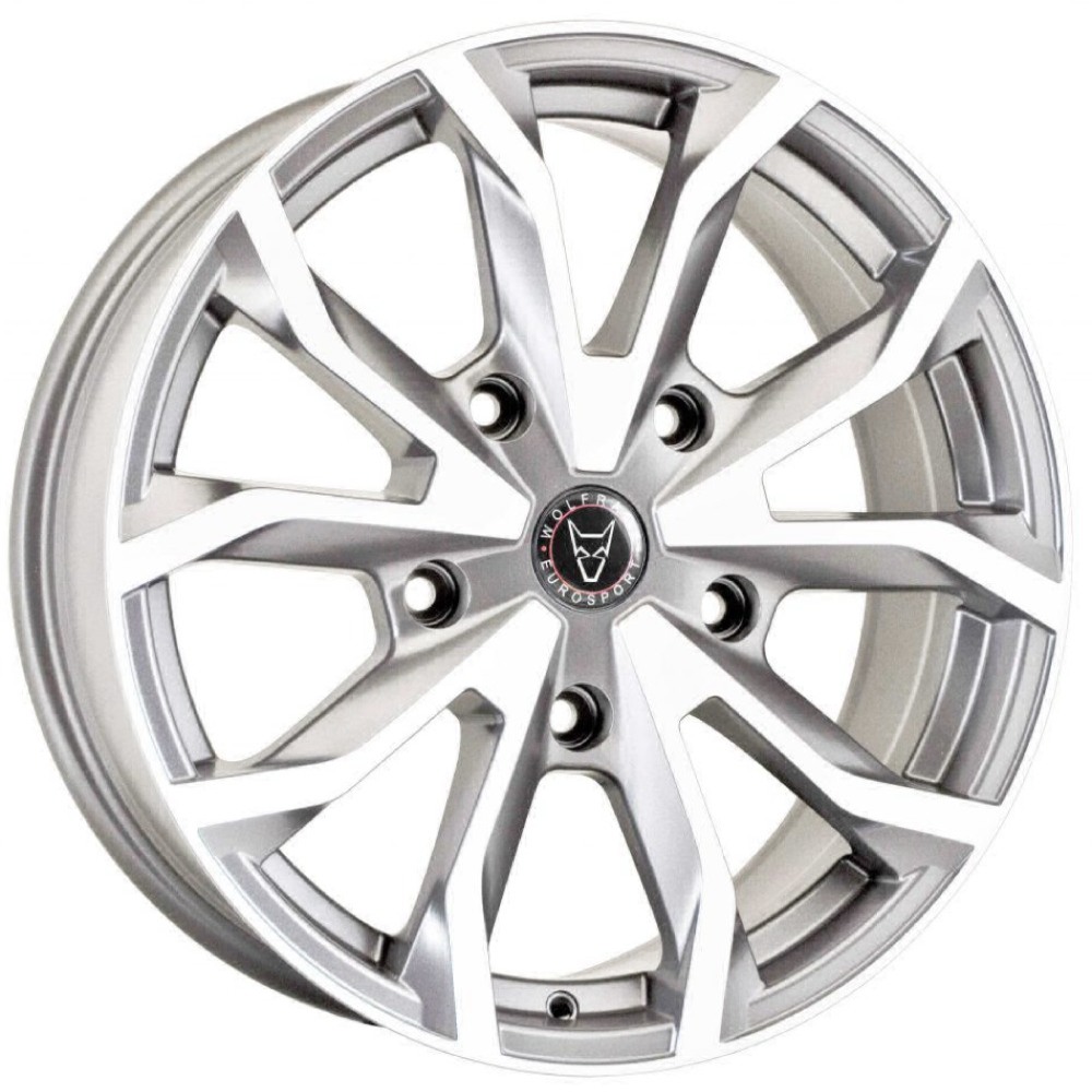 8x18 Wolfrace Eurosport Assassin Trs Silver Alloy Wheels, Alloy Wheels ...