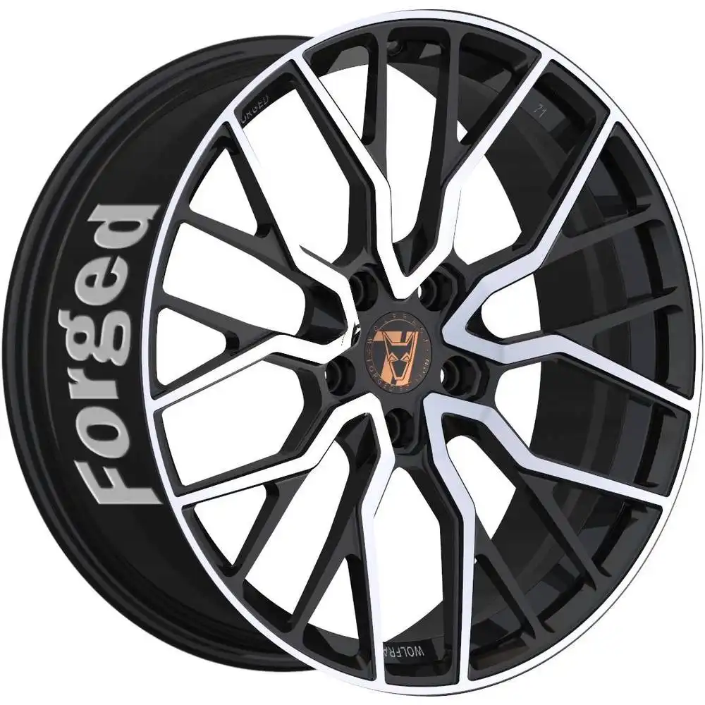 10x20 Wolfrace 71 Forged Edition Munich Gtr Forged Gloss Raven Black ...