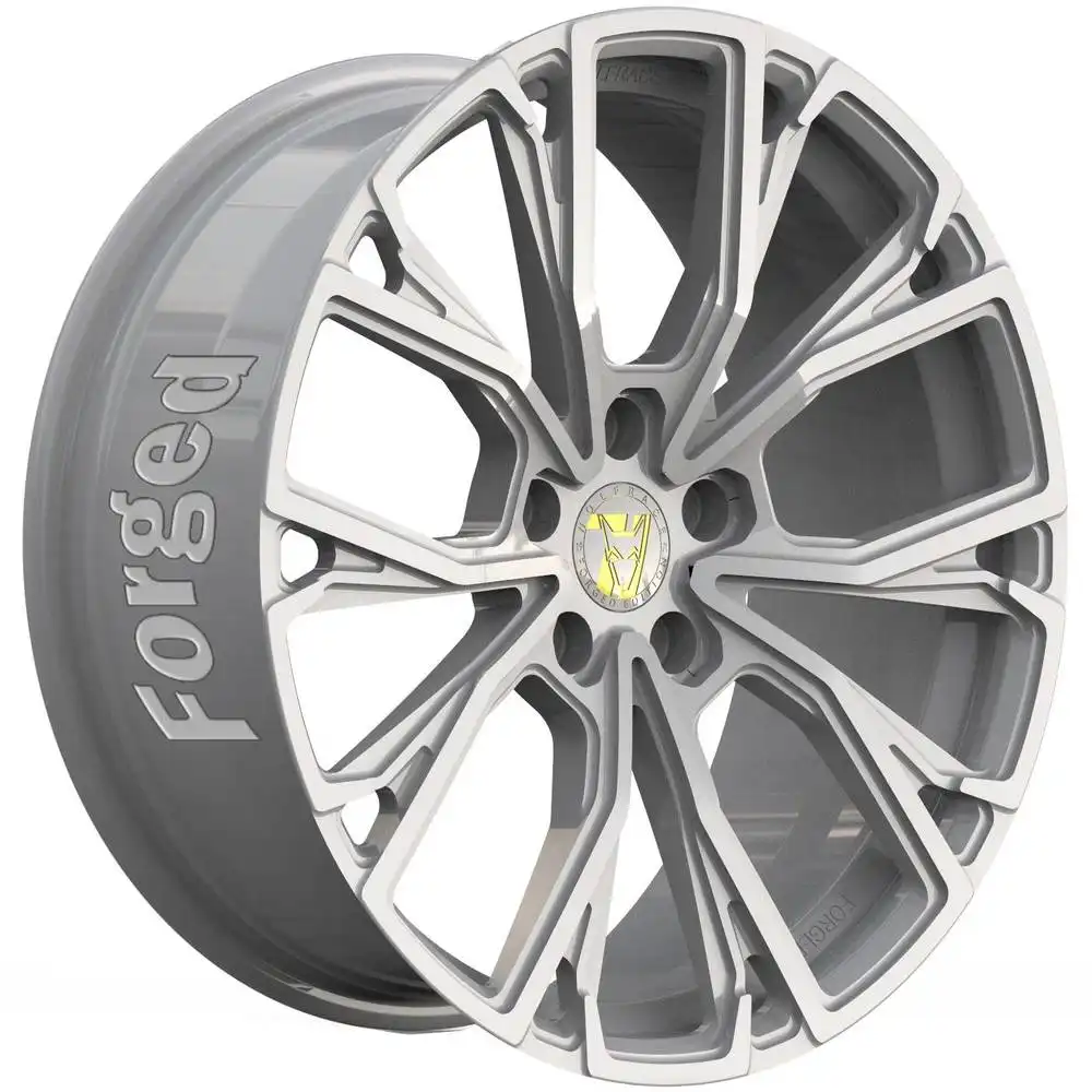 8.5x20 Wolfrace 71 Forged Edition Matrix Forged Urban Chrome Polished ...