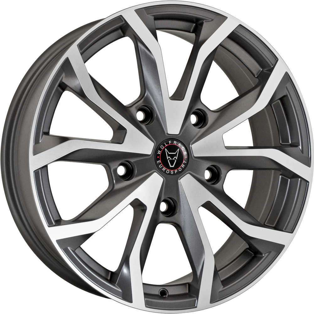 8x18 Wolfrace Eurosport Assassin Trs Gunmetal Polished Alloy Wheels ...