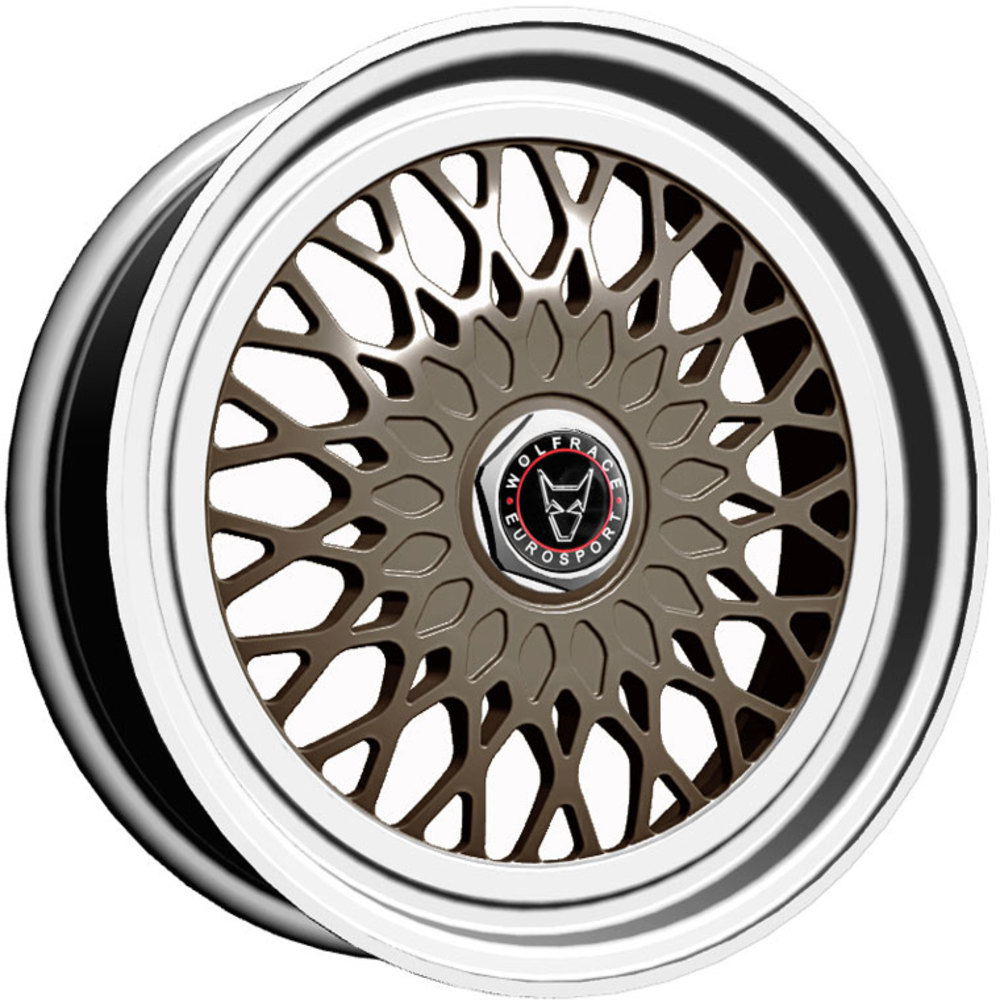 8.5x18 Wolfhart Classic Bronze Polished Lip Alloy Wheels, Alloy Wheels ...
