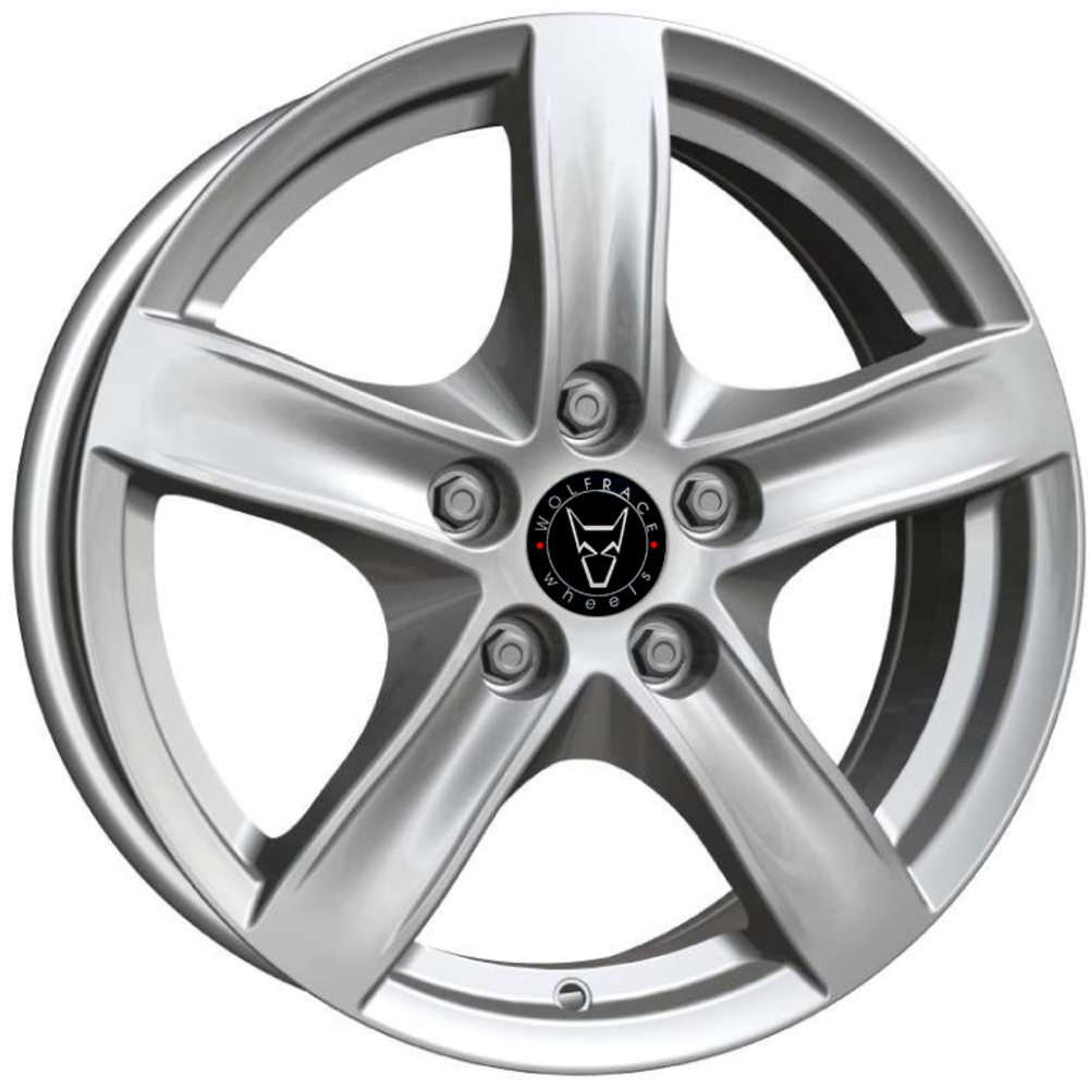 6.5x16 Wolfrace Eurosport Arktis Polar Silver Alloy Wheels, Alloy ...