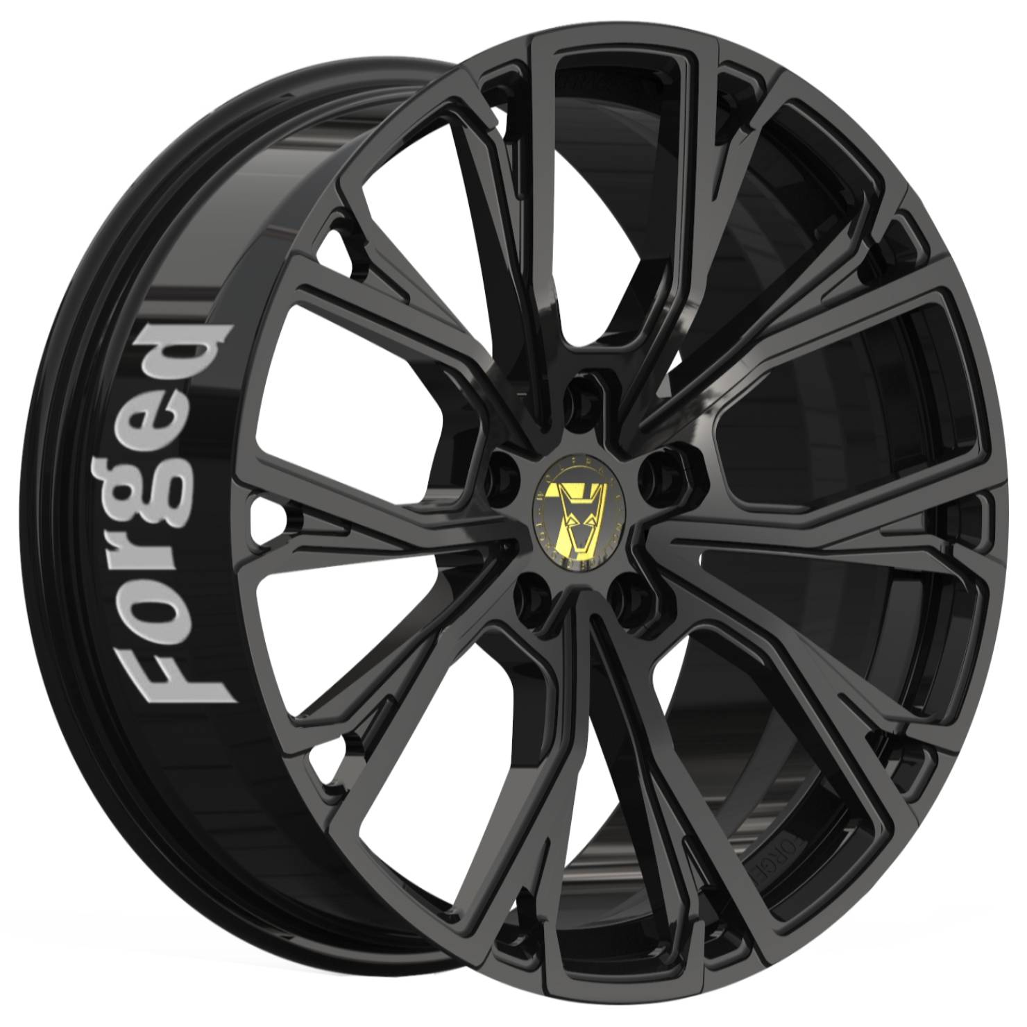 10x20 Front 11x20 Rear Wolfrace 71 Forged Edition Matrix Forged Gloss ...