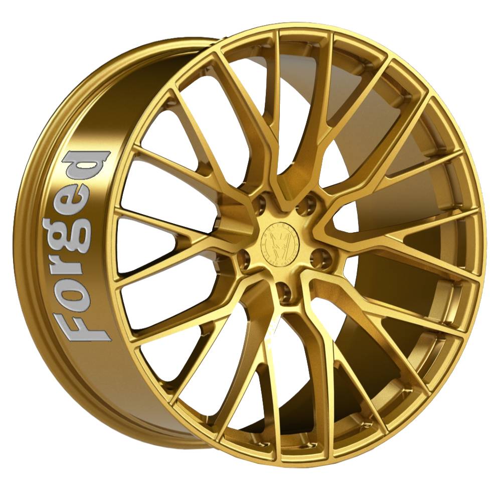 9.5x20 Wolfrace 71 Forged Edition Munich Gtr Forged Anniversary Gold ...
